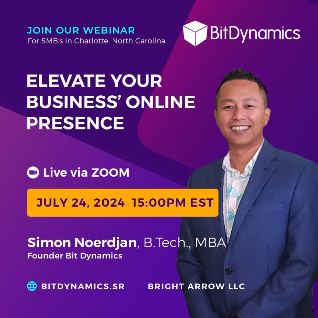 Bit Dynamics - Join Our Webinar: Elevate your business' online presence